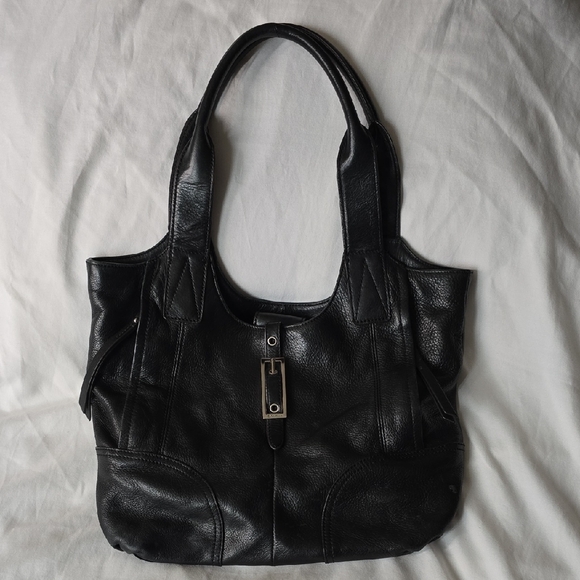 b. makowsky | Bags | B Makowsky Black Leather Tote | Poshmark